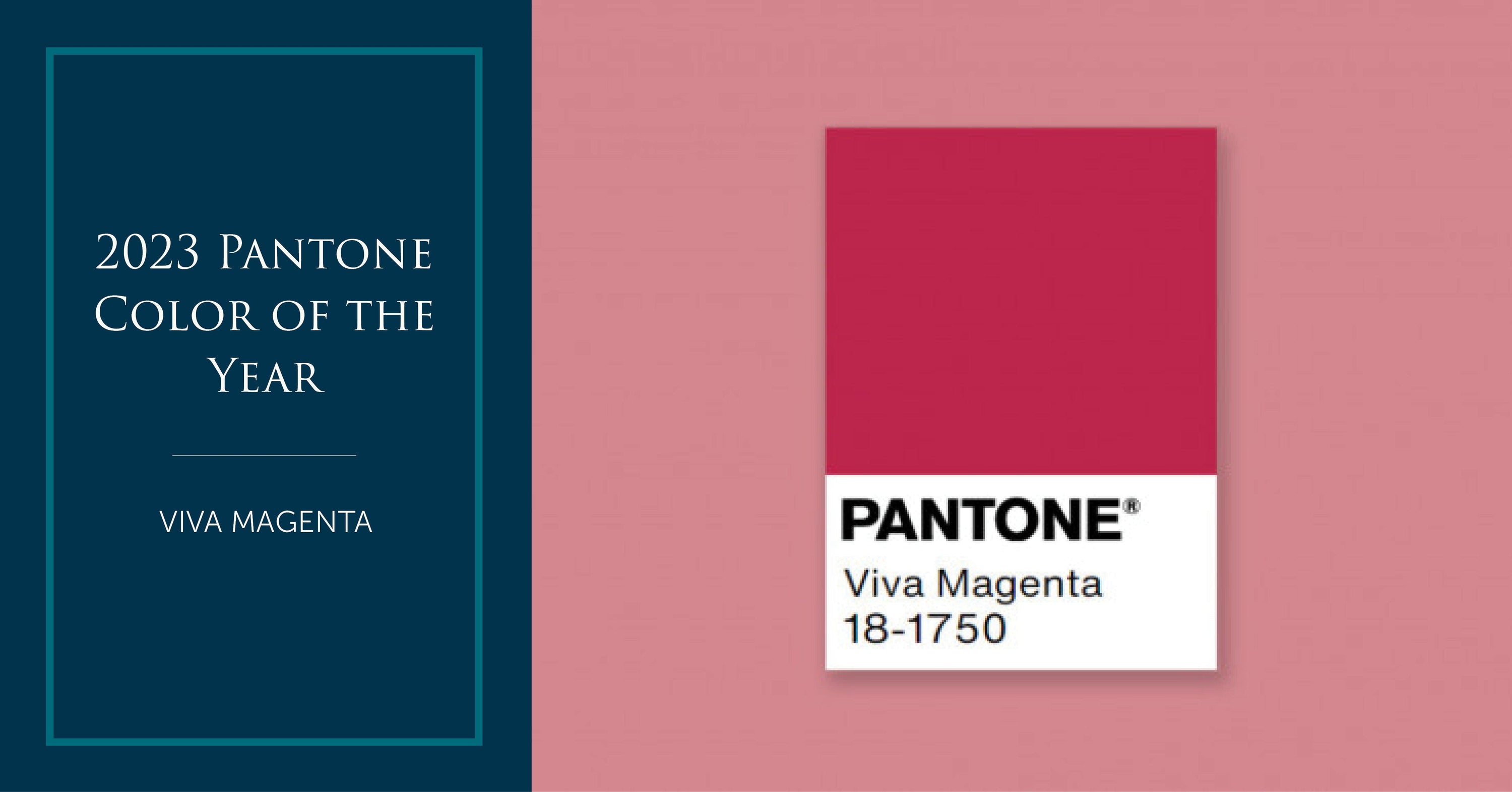 2023 Pantone Color of the Year - Viva Magenta - Architessa