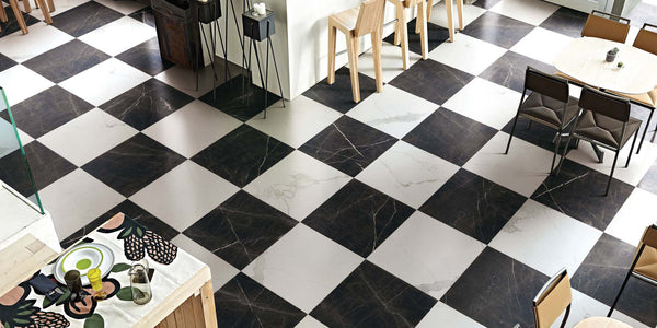 Classic Checkerboard Tile Cafe | Architessa Gallery