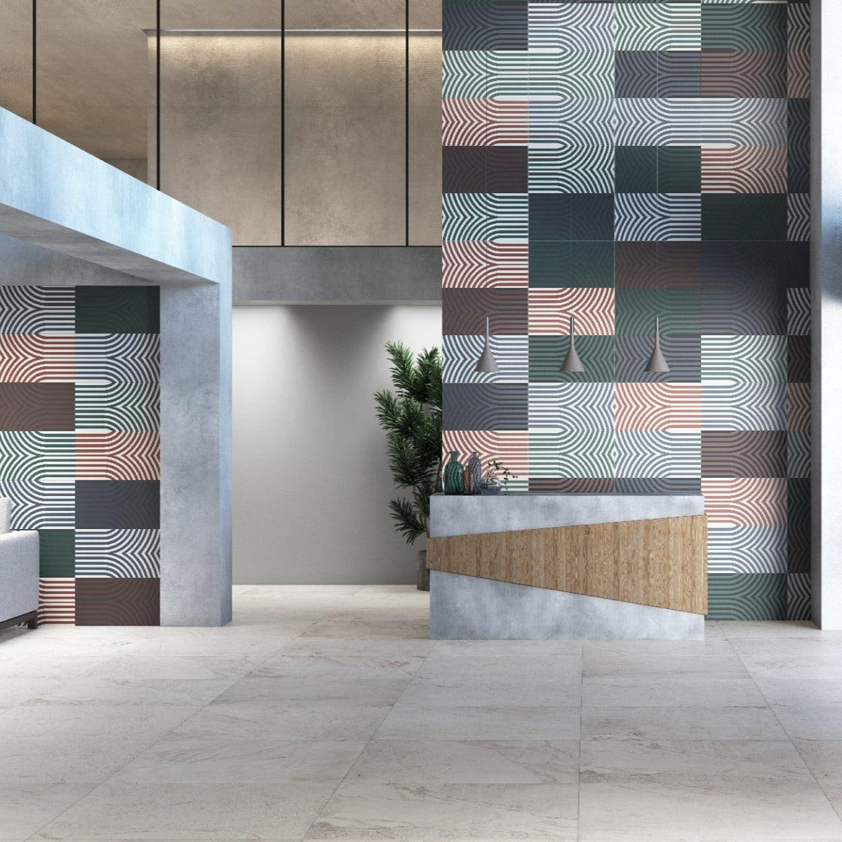 Divergent | Ceramic Field Tile - Architessa