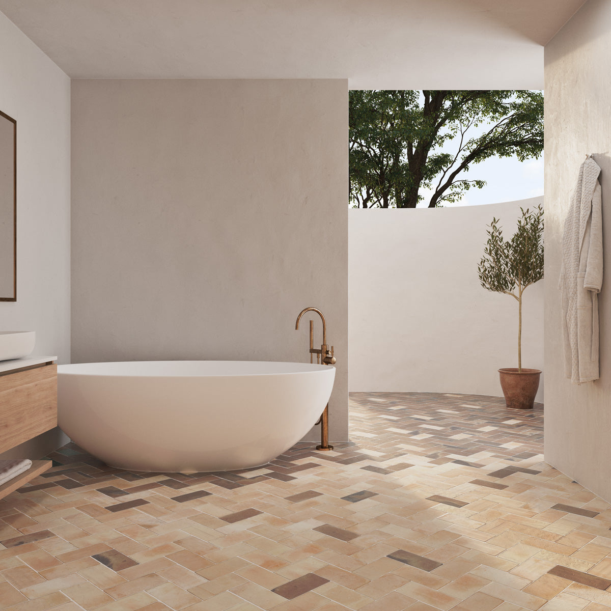 Meriba | Terracotta Field Tile - Architessa